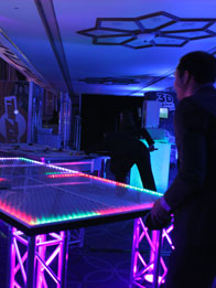 LED Light Up Ping Pong Table | Sports Party Entertainment for Carnivals ...